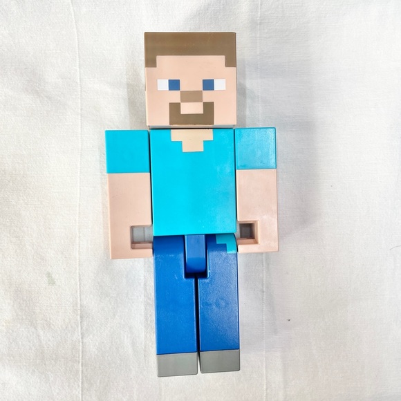 Minecraft | Toys | Minecraft Large Scale Steve 85inch Pixelated Action ...